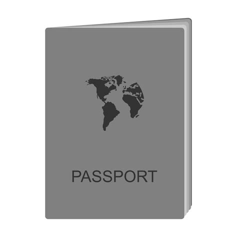 Premium Vector Passport Icon Vector