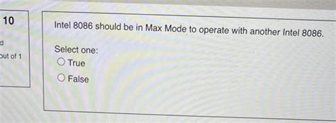solved intel 8086 should be in max mode to operate with