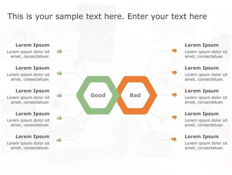 Good Bad 72 Powerpoint Template