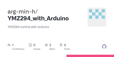 Github Arg Min Hymz294witharduino Ymz294 Control With Arduino