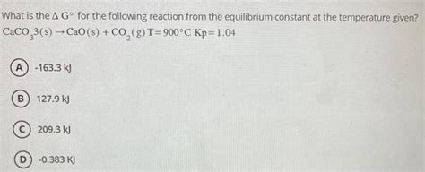 Solved Calculate Δs∘ For The Following Reaction