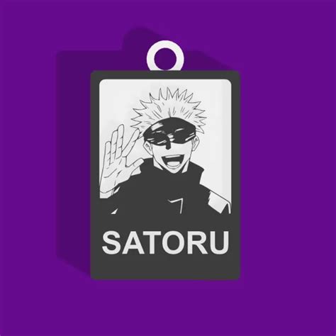 Satoru Gojo Keychain Jujutsu Kaisen 3d Printing Model Threeding