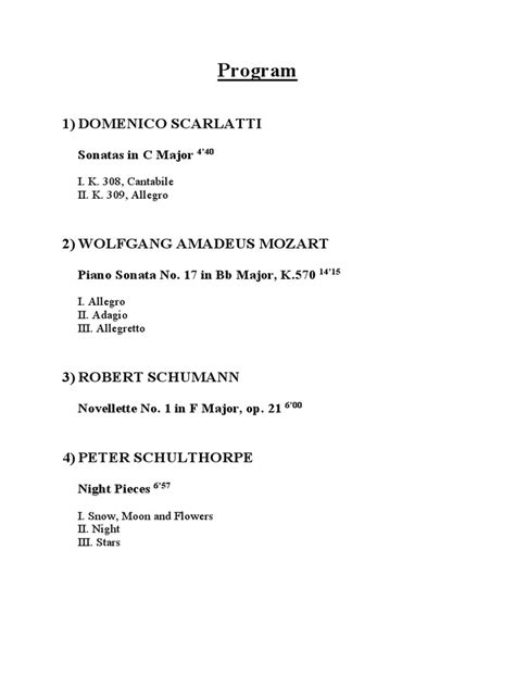 Dipabrsm Full Program Notes Descargar Gratis Pdf Tempo Classical