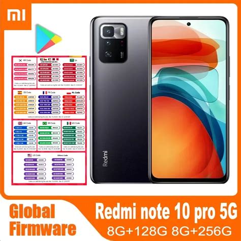 Xiaomi Redmi Note Pro G Smartphone Gb Gb Dimensity Android Cellphone