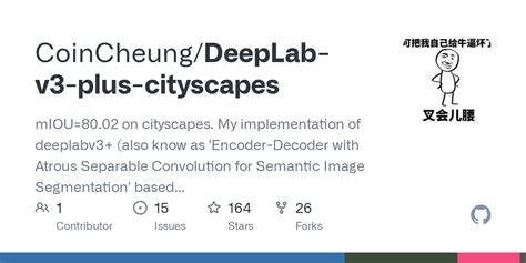 GitHub CoinCheung DeepLab V3 Plus Cityscapes MIOU 80 02 On Cityscapes My Implementation Of