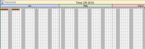 Time Off Template Excel
