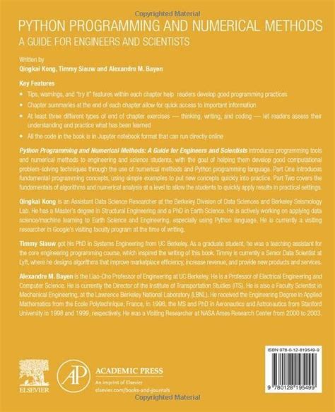 python programming and numerical methods a guide for engineers and