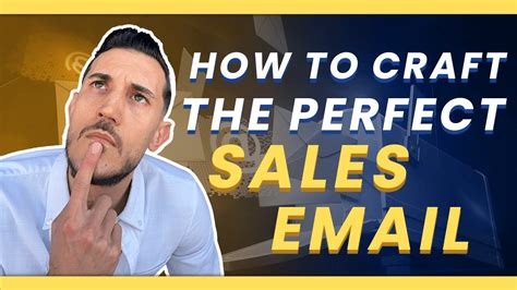 How to Craft the Perfect Sales Email - YouTube