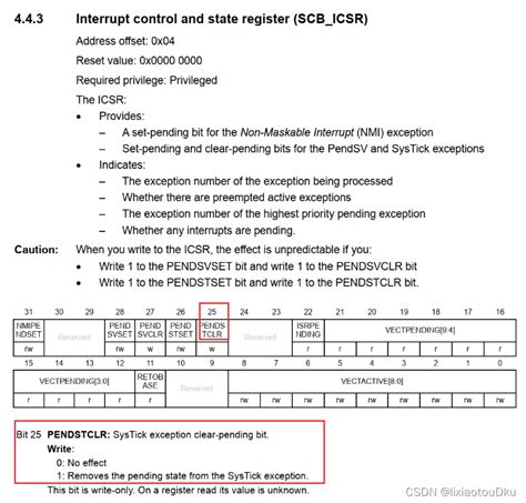 Arm架构与编程——异常与中断实战：systick异常arm Systick Csdn博客