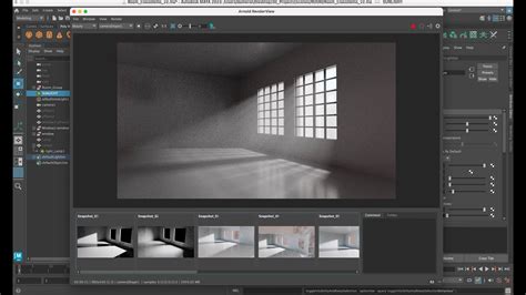 Maya Create Light Coming Through Windows Youtube