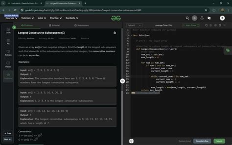 Kaushik Das On Linkedin Gfg160 Day47 Geeksforgeeks Dsachallenge Dsa Programming Python