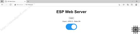 Esp32 Authentication With Webserver Username And Password Protected