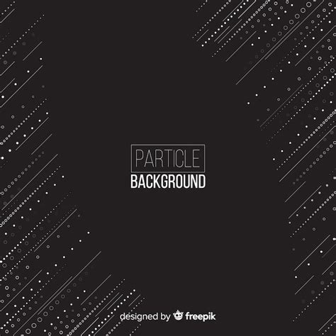 Free Vector Flat Black Particle Lines Background