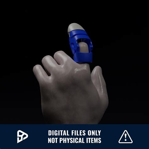 Custom Finger Prosthetic Stl 3d Print File For Diy Projects Functional Prosthetic Finger