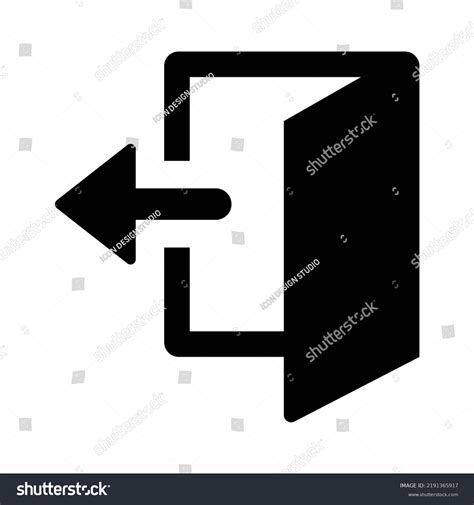 Logout Icon Exit Vector Trendy Flat Stock Vector Royalty Free 2191365917 Shutterstock