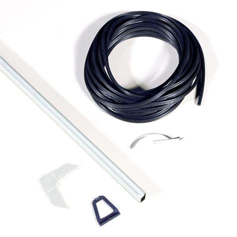 36 In X 5 16 In X 3 4 In White Aluminum Screen Frame Kit 3028469 The Home Depot