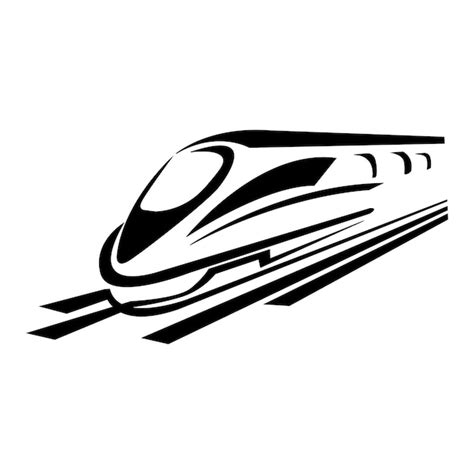 기차 아이콘 로고 벡터 디자인 서식 파일 프리미엄 벡터