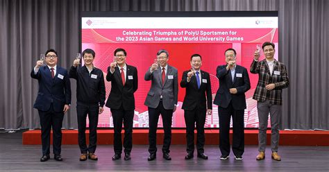 Celebrating Triumphs Of Polyu Sportsmen For The 2023 Asian Games And