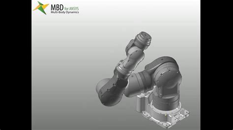 Mbd For Ansys Robot Arm Youtube