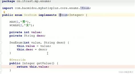 Mybatis Plus之逻辑删除及通用枚举 Csdn博客