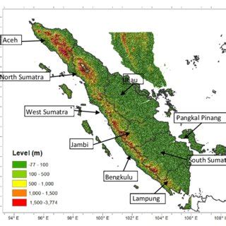 Topography Slope Of Sumatra Download Scientific Diagram
