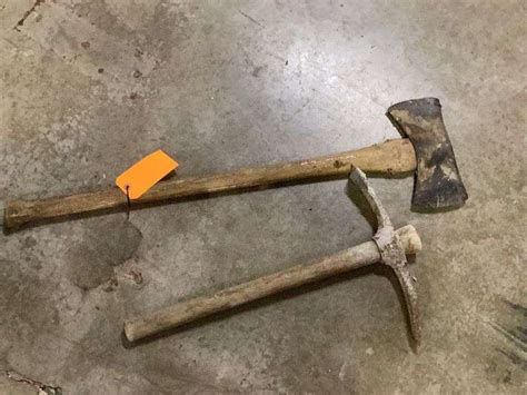 Double Head Axe And Small Mattock Diamond G Auctioneers