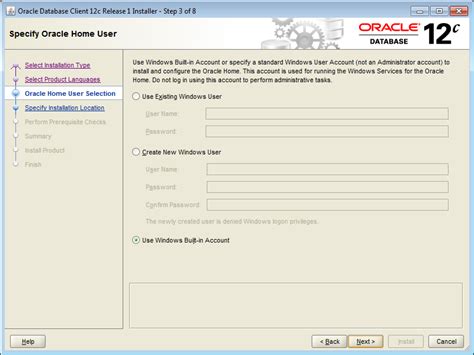Oracle Client 12c 32 Bit Installation On Windows 7 64 Bit