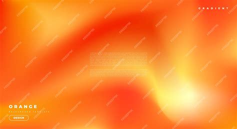 Premium Vector Orange Gradient Mesh Background Template Copy Space For Poster Banner Or