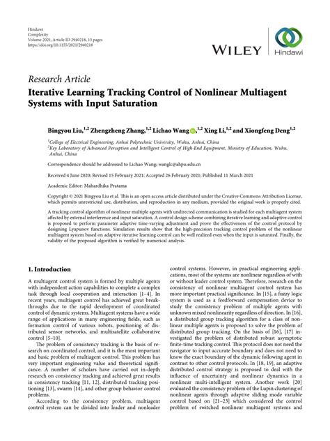 pdf iterative learning tracking control of nonlinear multiagent