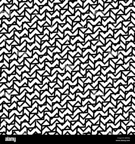 Tileable Grid Mesh Geometric Pattern Series Repeatable Monochrome Texture Stock Vector Image