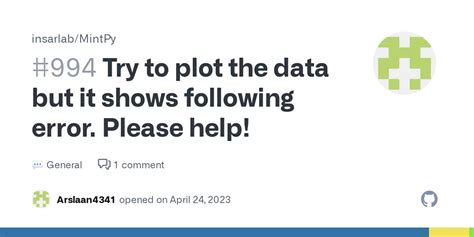 try to plot the data but it shows following error please help