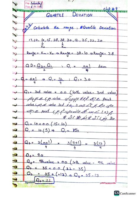 SOLUTION Calculating Method Of Quartile Deviation Studypool