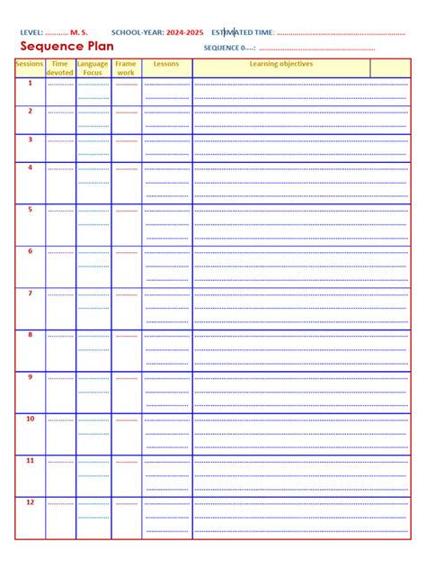Empty Sequence Plan Ver 1 24 25 Pdf