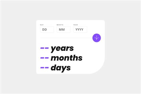 Frontend Mentor Age Calculator App Using Html Css And Javascript Coding Challenge Solution