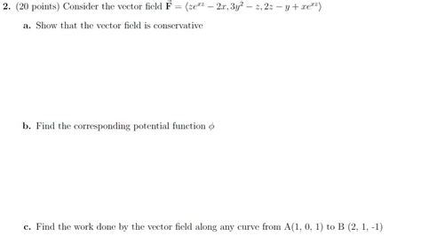 Solved Points Consider The Vector Field Chegg