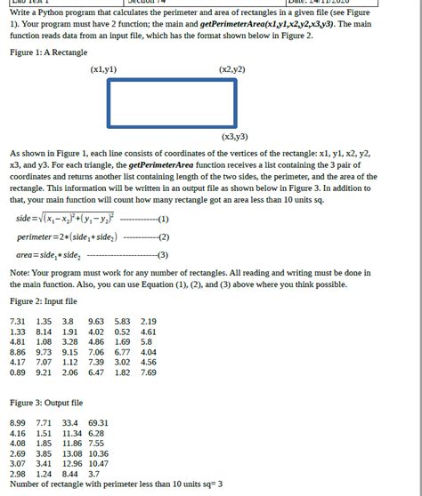 Write A Python Program That Calculates The Perimeter