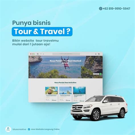 Jasa Pembuatan Website Tour Terbaik Di Bali Blue Creative
