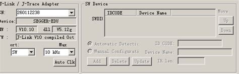 J Link连接，keil找不到sw设备问题keil中仿真器没有sw Csdn博客