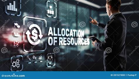 Allocation Of Resources Marketing Planning Strategy Concept Stock