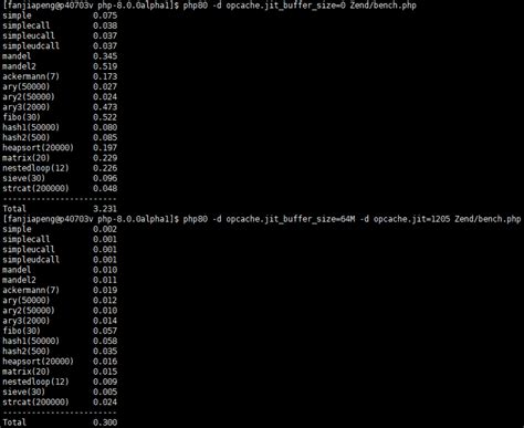 Php 80 源码编译安装 And Jit 尝鲜 范家鹏（冬霜） Segmentfault 思否