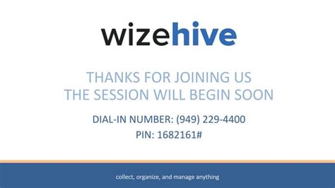 Getting Started With Wizehive Administrative Features