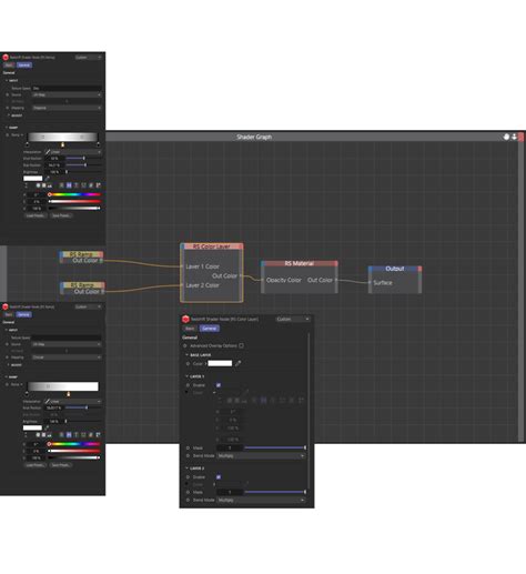 adding movable coordinates to redshift ramp nodes cinema 4d core 4d