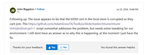 Co Managed Devices Not Auto Enrolling In Intune Microsoft Qanda