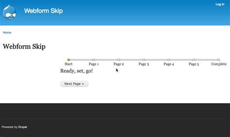 Webform Skip Drupal Org