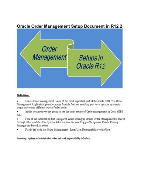 Oracle Order Management Setup Document In R12 Pdf Dialog Box