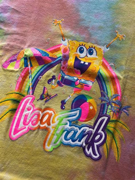 Lisa Frank X Sponge Bob Womens Fashion Tops Shirts On Carousell