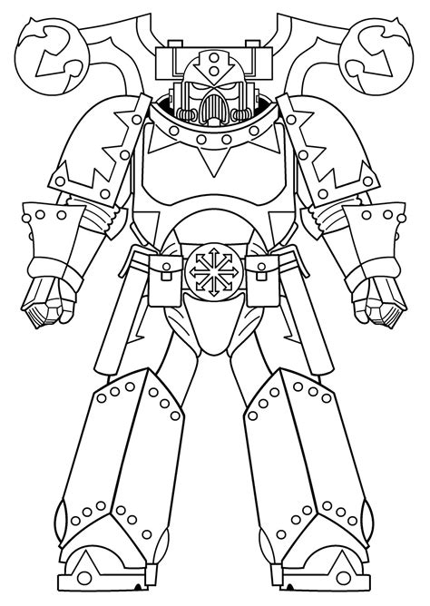 Chaos Space Marine Template 3 By Shawnpleil On Deviantart