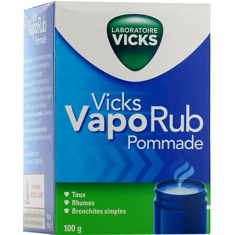 Vicks Vaporub Rhume Toux Bronchite