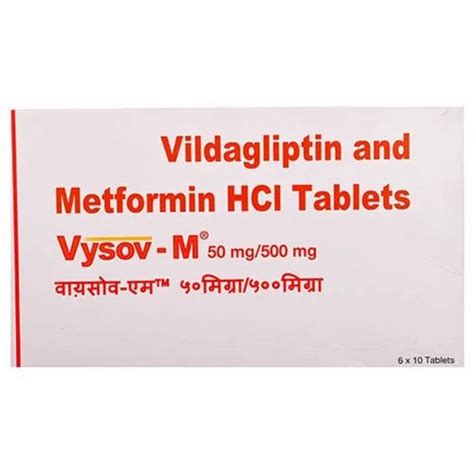 Vysov M 500mg50mg Tablet At Rs 17242stripe Yoginagar Society
