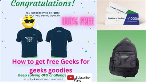 Gfg T Shirt Reward How To Redeem Geeksforgeeks T Shirt By Doing Potd
